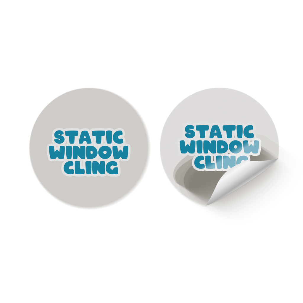 Custom Static Cling Stickers | Buy Static Window Cling ...